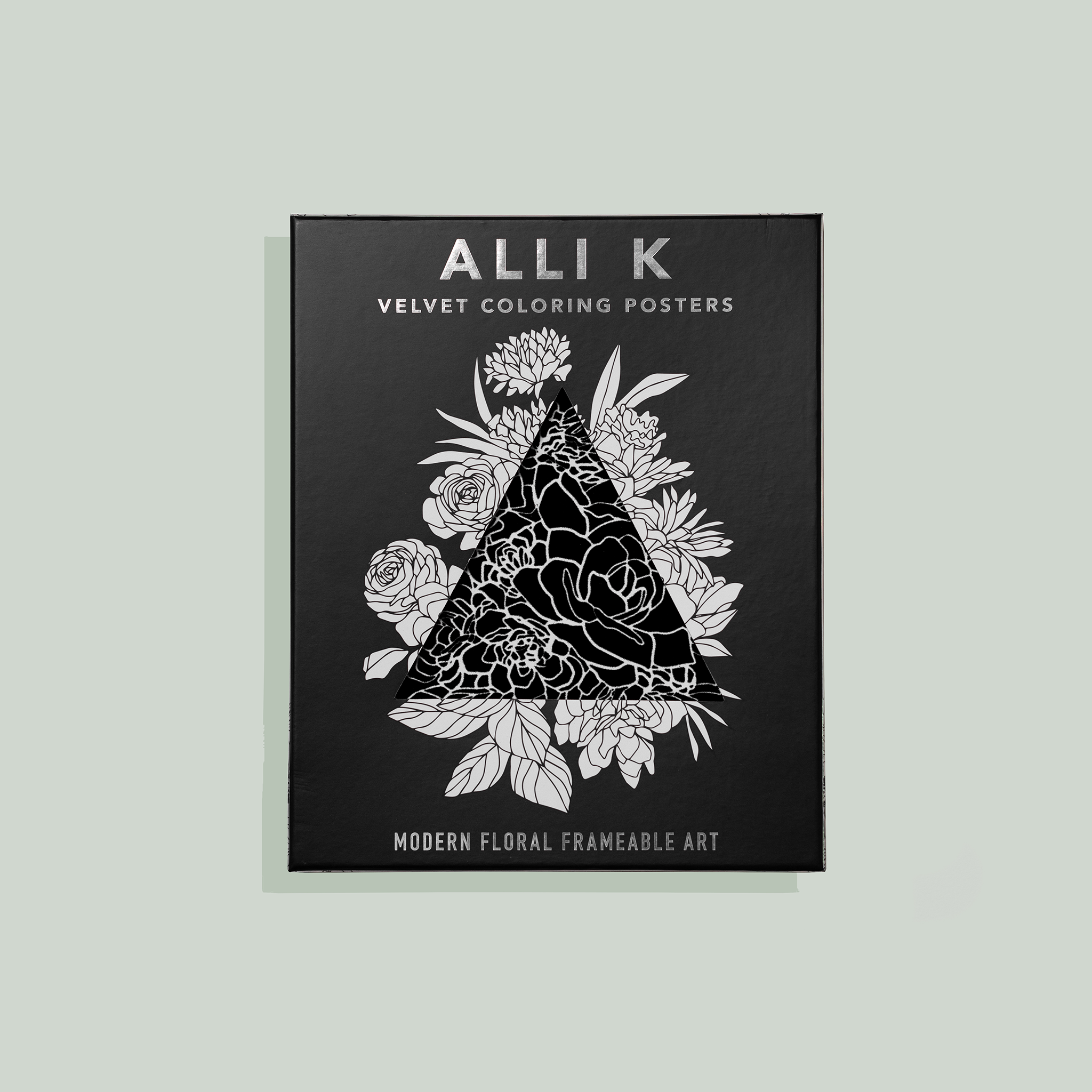 fancy coloring book with velvet pages