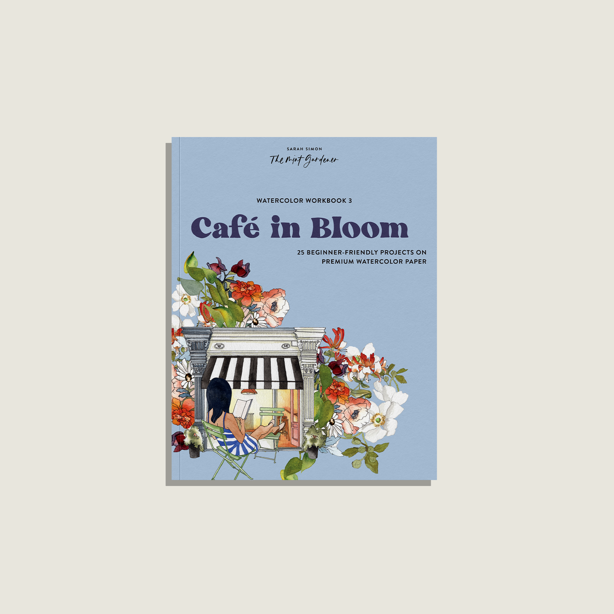Watercolor Workbook: Café in Bloom – Paige Tate and Co.